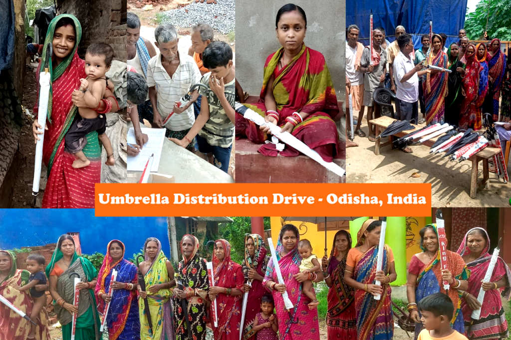 Umbrella Distribution - Bringing Hope to Kendrapara, Odisha ...